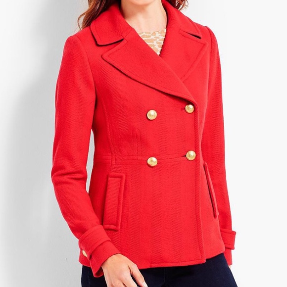 Talbots | Jackets & Coats | Nwt Talbots Double Breasted Pea Coat | Poshmark